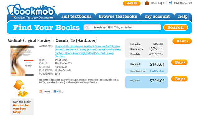 Creating Website for Textbook Rental Service